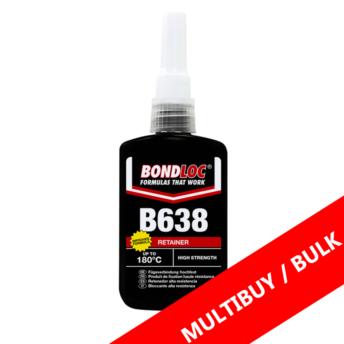 B638 High Strength Retainer Green - Hydraulic Megastore