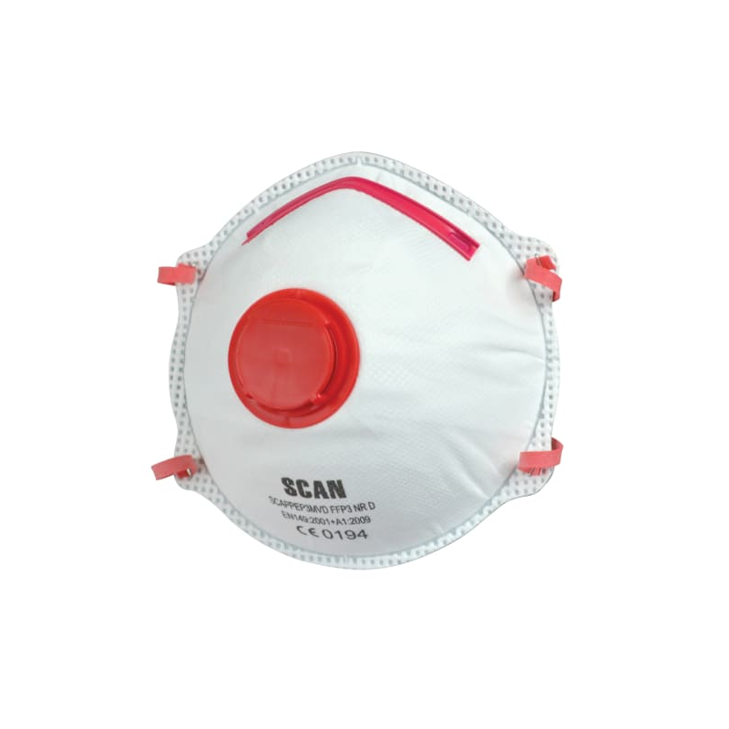 Moulded Disposable Valved Masks FFP3 (Pack 2) - Hydraulic Megastore
